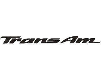 Trans am decal | Etsy