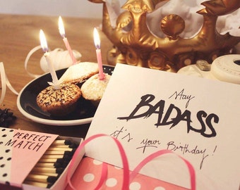 Badass birthday | Etsy