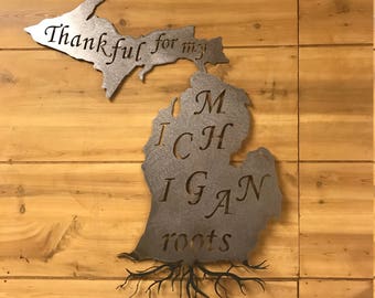 Michigan roots | Etsy