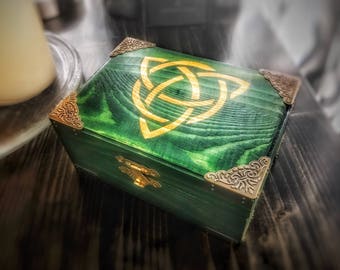 Celtic jewelry box | Etsy