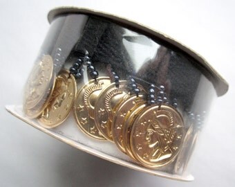 Gold coin trim | Etsy