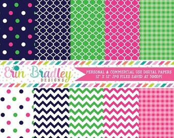 70% OFF SALE Digital Paper Pack Personal and by ErinBradleyDesigns