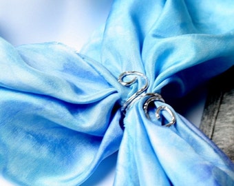 Unique silver scarf rings related items | Etsy