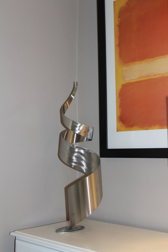 Modern Abstract Stainless Steel Metal Sculpture Garden