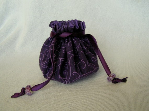 Drawstring Jewelry Pouch Medium Size Jewelry Tote Travel