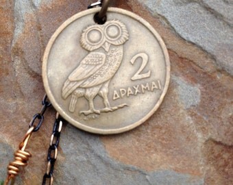 Real coin necklace | Etsy