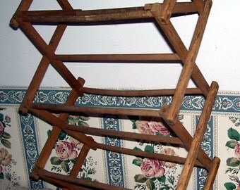 Wooden drying rack | Etsy