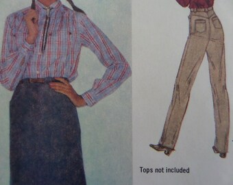 Denim skirt pattern | Etsy