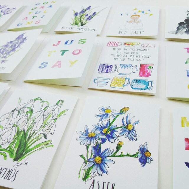 Illustrated art prints portraits cards & by JenRussellSmith