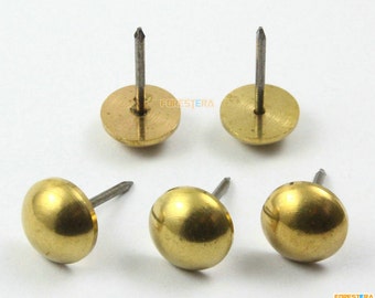 Solid brass tacks | Etsy