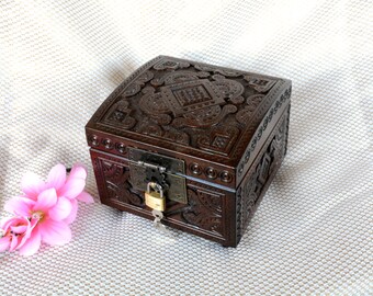 Lock and key box | Etsy