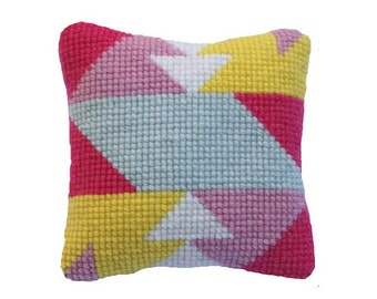 Modern and Contemporary Needlepoint Kits by pompomkits on Etsy