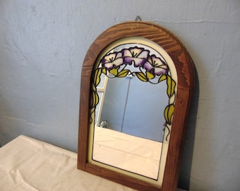 Stained glass mirror | Etsy