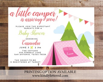 Camping baby shower | Etsy