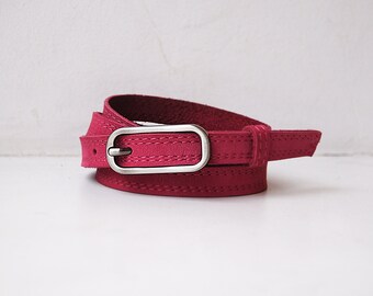 Hot pink belt | Etsy