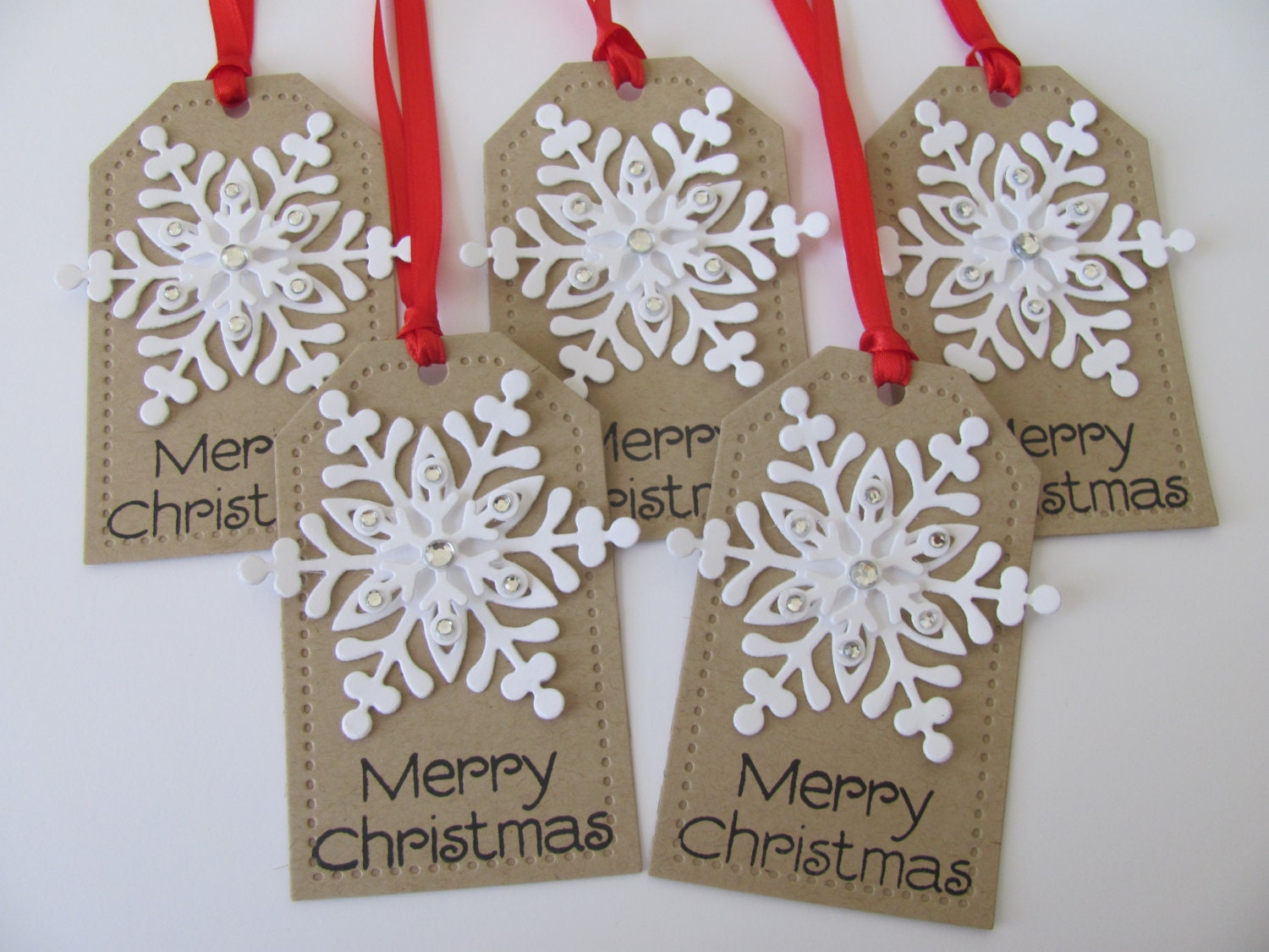 Snowflake Christmas Gift Tags Christmas Tags Merry Christmas