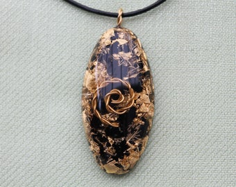 Shungite necklace | Etsy