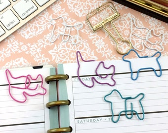 Shaped paper clips | Etsy