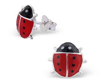 Enamel ladybug | Etsy