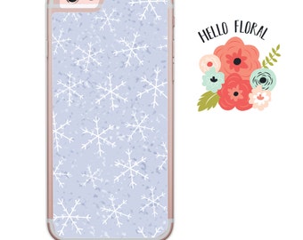 Snowflake phone case | Etsy