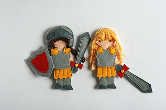 Armor of God set for Felt paper doll 12 cm doll