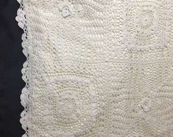 Unique crochet pillow sham related items | Etsy