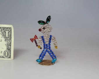 Rhinestone rabbit | Etsy