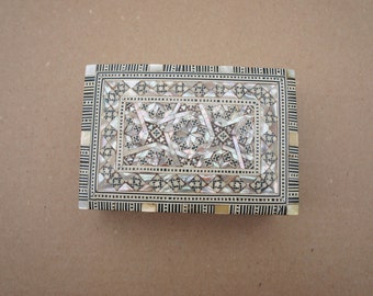 Bone inlay box | Etsy