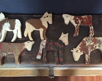 Primitive cow | Etsy