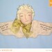 Angel Sent From Above...wallhanging cloth angel doll by SNSDOLLS