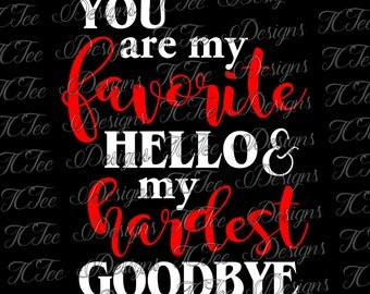 Hardest goodbye | Etsy