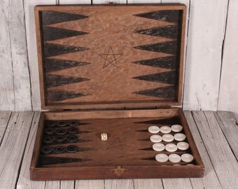 Unique vintage backgammon related items | Etsy