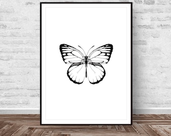 Butterfly print | Etsy