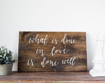 Calligraphy sign | Etsy