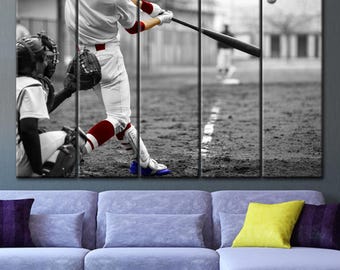 Baseball poster | Etsy