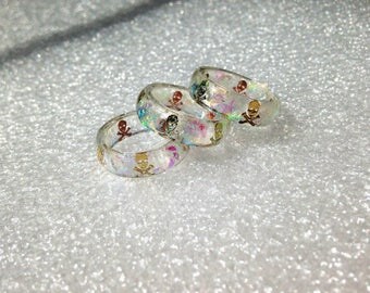 Clear resin ring | Etsy