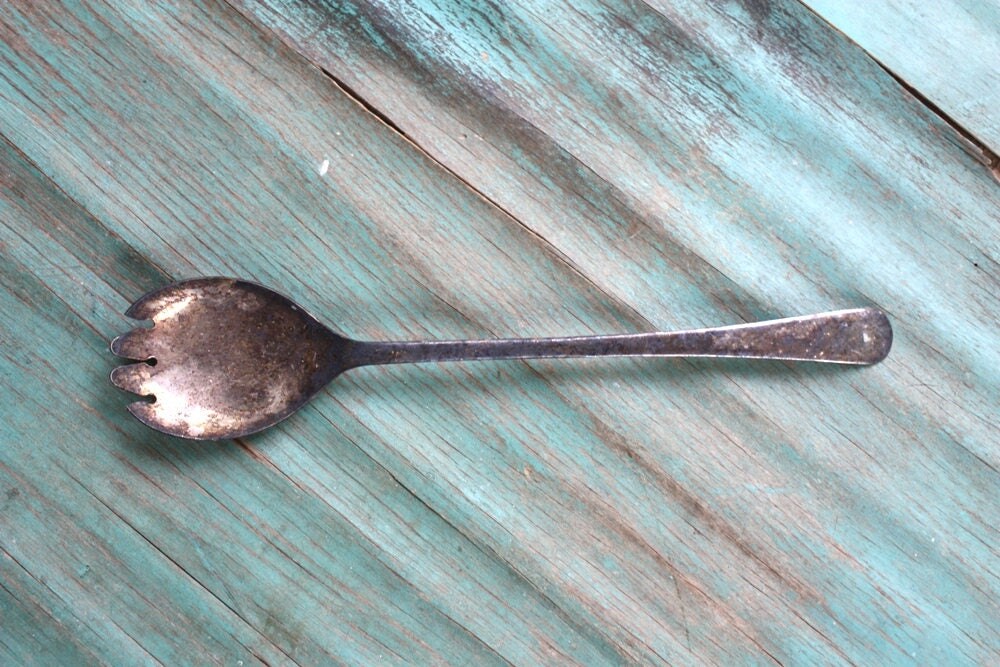 Silver Plated Sheffield England Spork Silverplated Serving