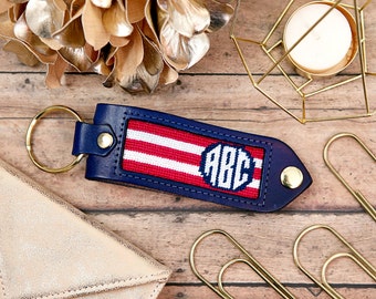 Monogram needlepoint | Etsy