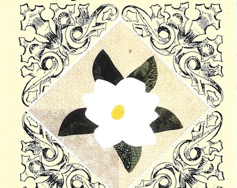 Magnolia pattern | Etsy