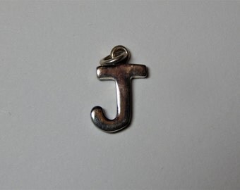 Letter j charm | Etsy