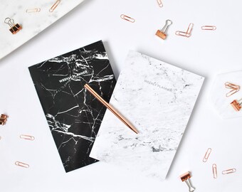 Marble notebook | Etsy