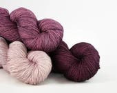 Hand dyed luxurious yarn: chic modern handmade by FEATHERFINyarn
