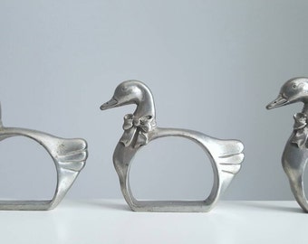 Duck napkin rings | Etsy