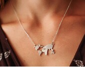 Unique world necklace related items | Etsy