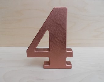 Copper table numbers | Etsy