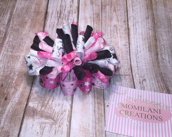 Funky loopy hair bow | Etsy