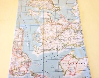 Linen map | Etsy