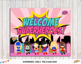 Superhero welcome | Etsy