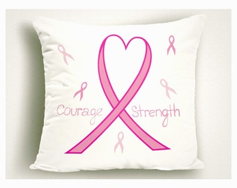 Breast cancer pillow | Etsy