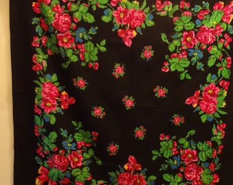 Babushka scarf | Etsy